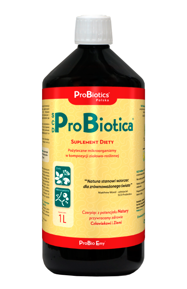 SCD ProBiotica - 1 l - Probiotyk + zioła Dla całej rodziny